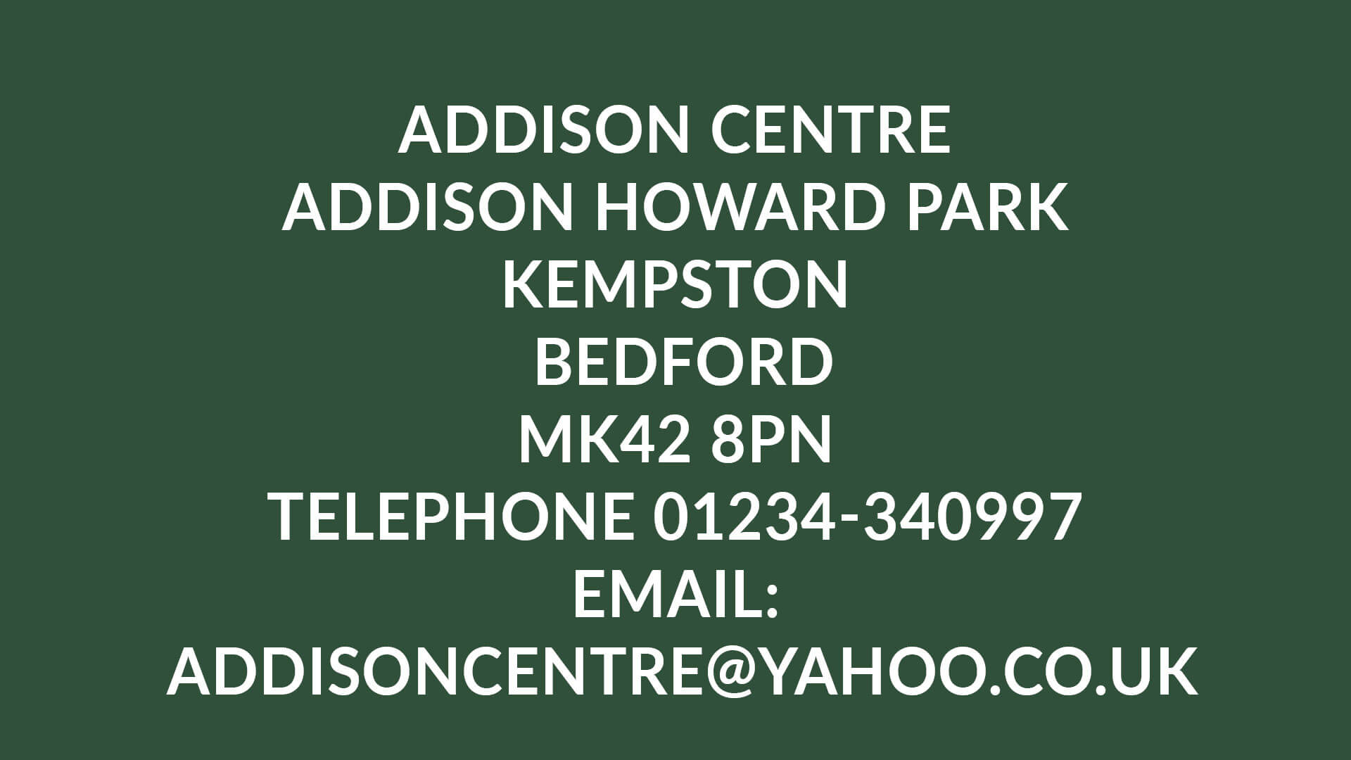 Addison Centre - Independent Centre In Kempston, Bedford